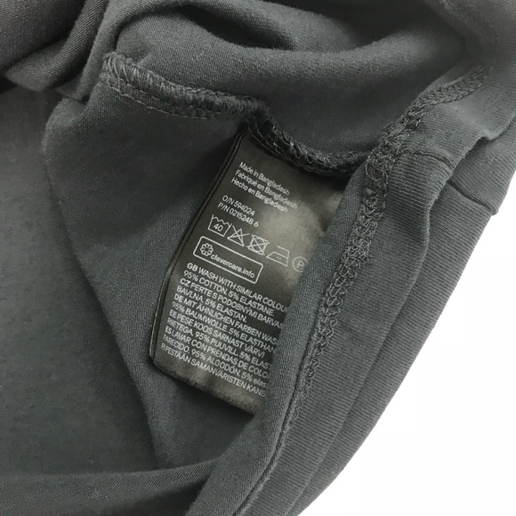 H&M | Tops | Hm Basic Tee W Foiled Tiger In Blue Gold M | Poshmark